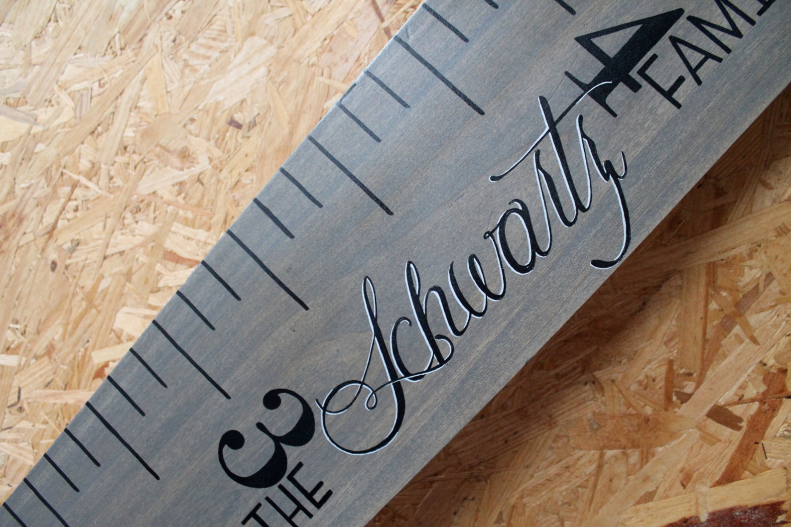 Personalized Growth Chart Ruler Custom Wood Height Ruler | Etsy