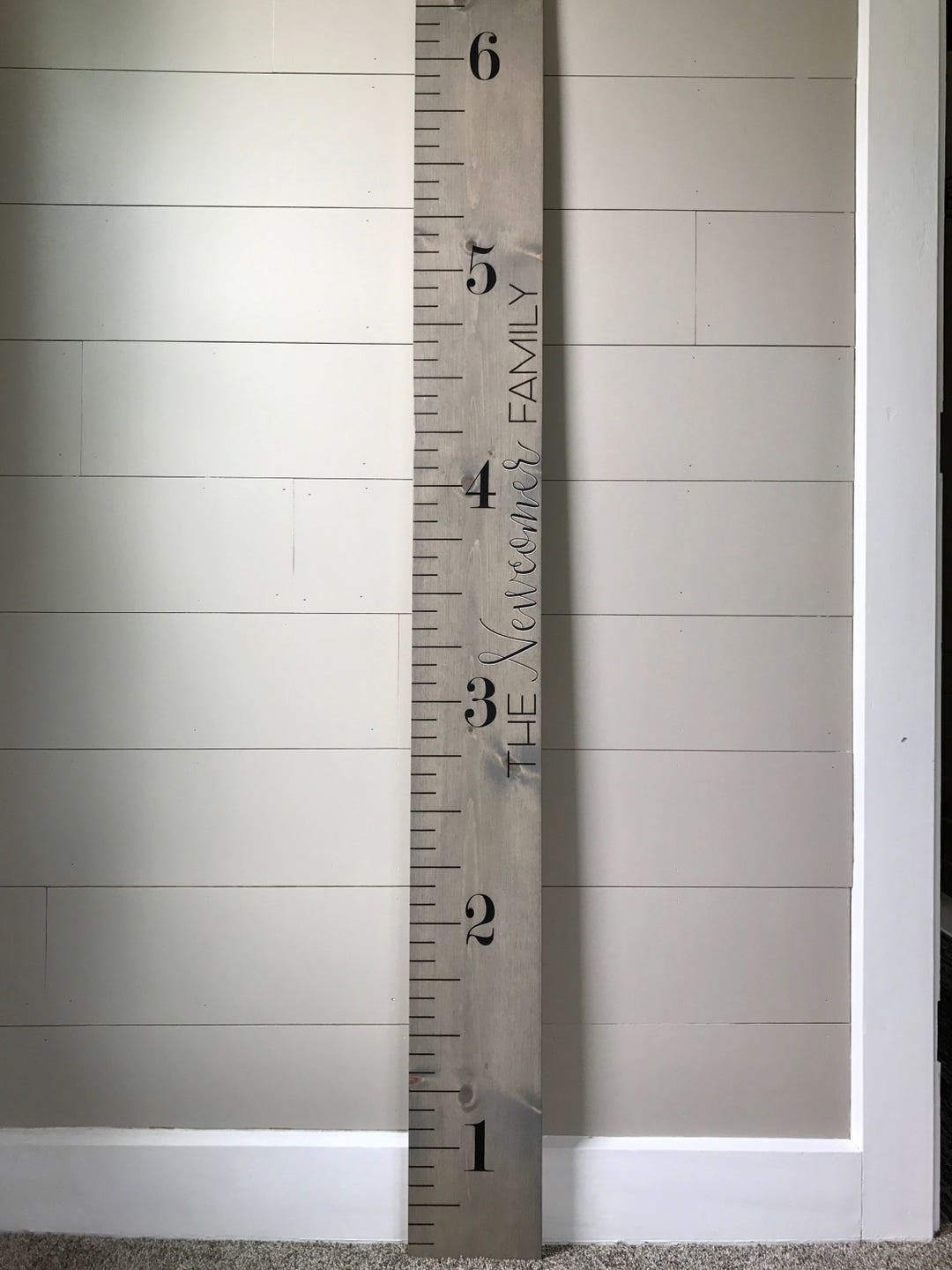Modern Growth Chart Ruler, Kids Measuring Stick, Family Ruler - Etsy