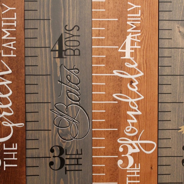 Painted Growth Chart - Etsy