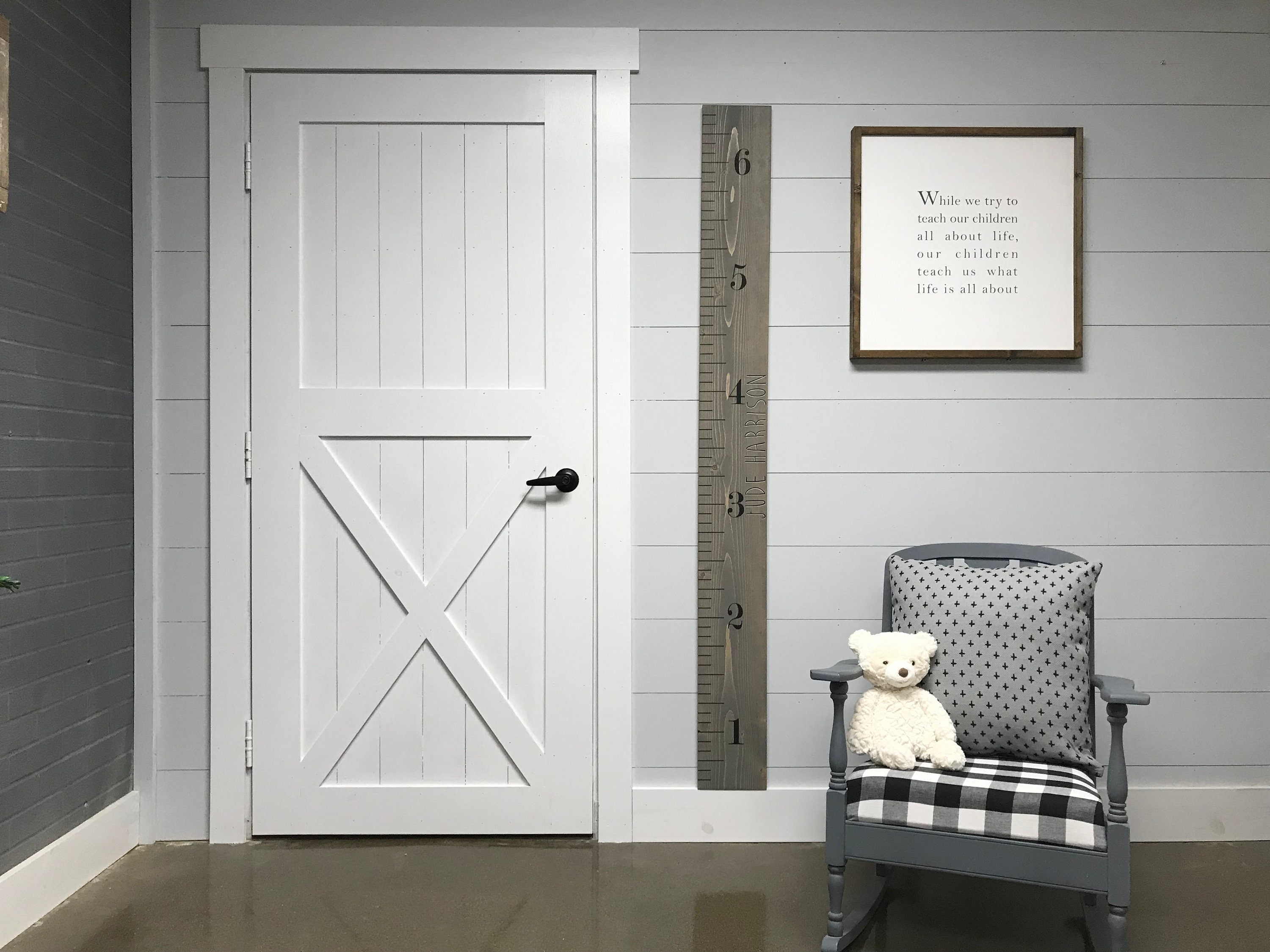 Height Board Ruler for Kid Wood Measure Stick Growth Chart - Etsy