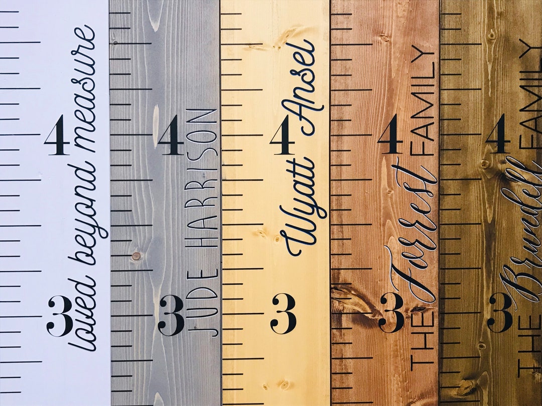 Height Chart Ruler, Growth Chart, Kid Height Board - Etsy