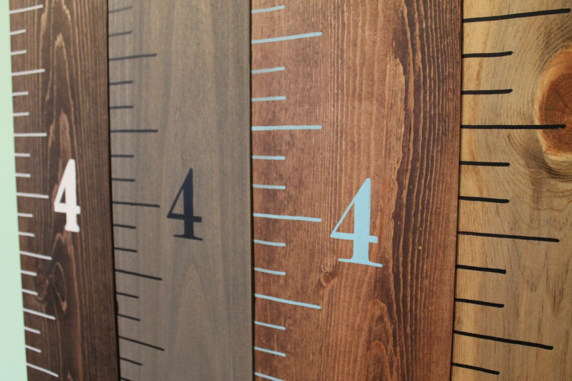 Growth Chart Wood Growth Chart Ruler Custom Growth Chart - Etsy