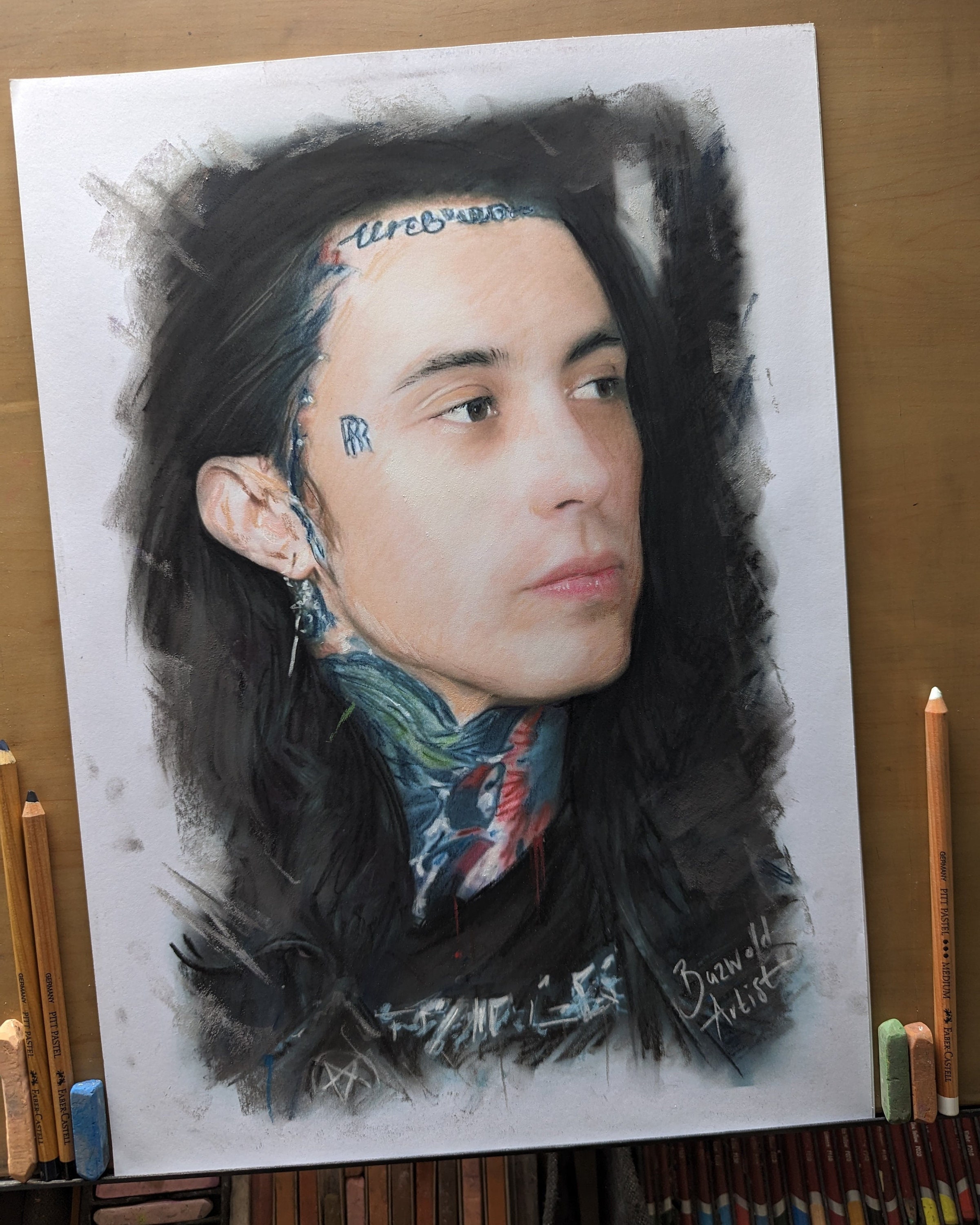 Ronnie Radke Cartoon Drawings