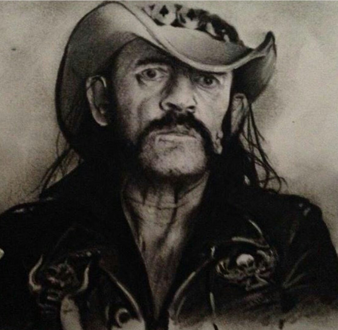 Original Hand Drawn Charcoal Pencil Drawing LEMMY MOTORHEAD - Etsy