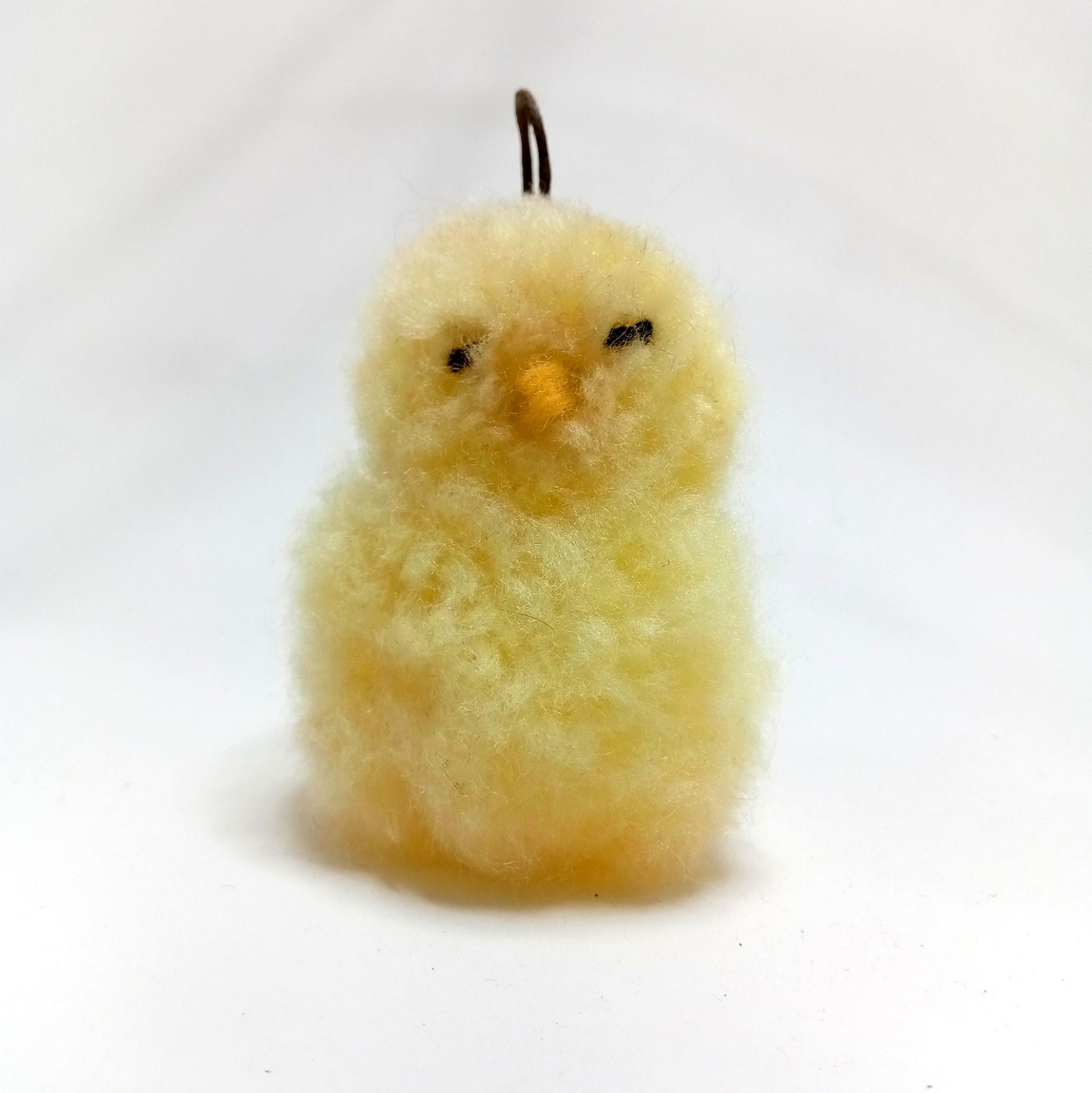 Easter Hen Wool Ornament Handmade Baby Chicken Easter Basket Stuffer ...