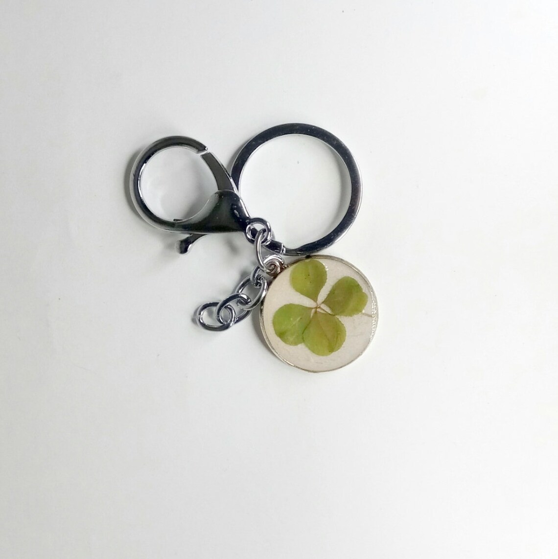 Real Clover Lucky Charm Shamrock Emotional Support Necklace Jewelry ...