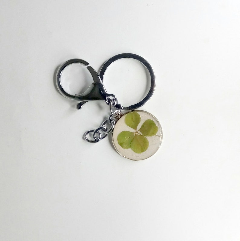 Real Clover Lucky Charm Shamrock Emotional Support Necklace Jewelry ...