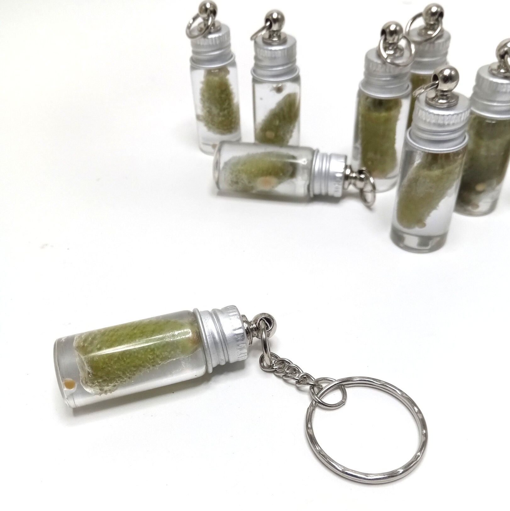 Dill Pickle Jar Pendant Gift for Pickle Lovers Pickleball Keychains Fun ...
