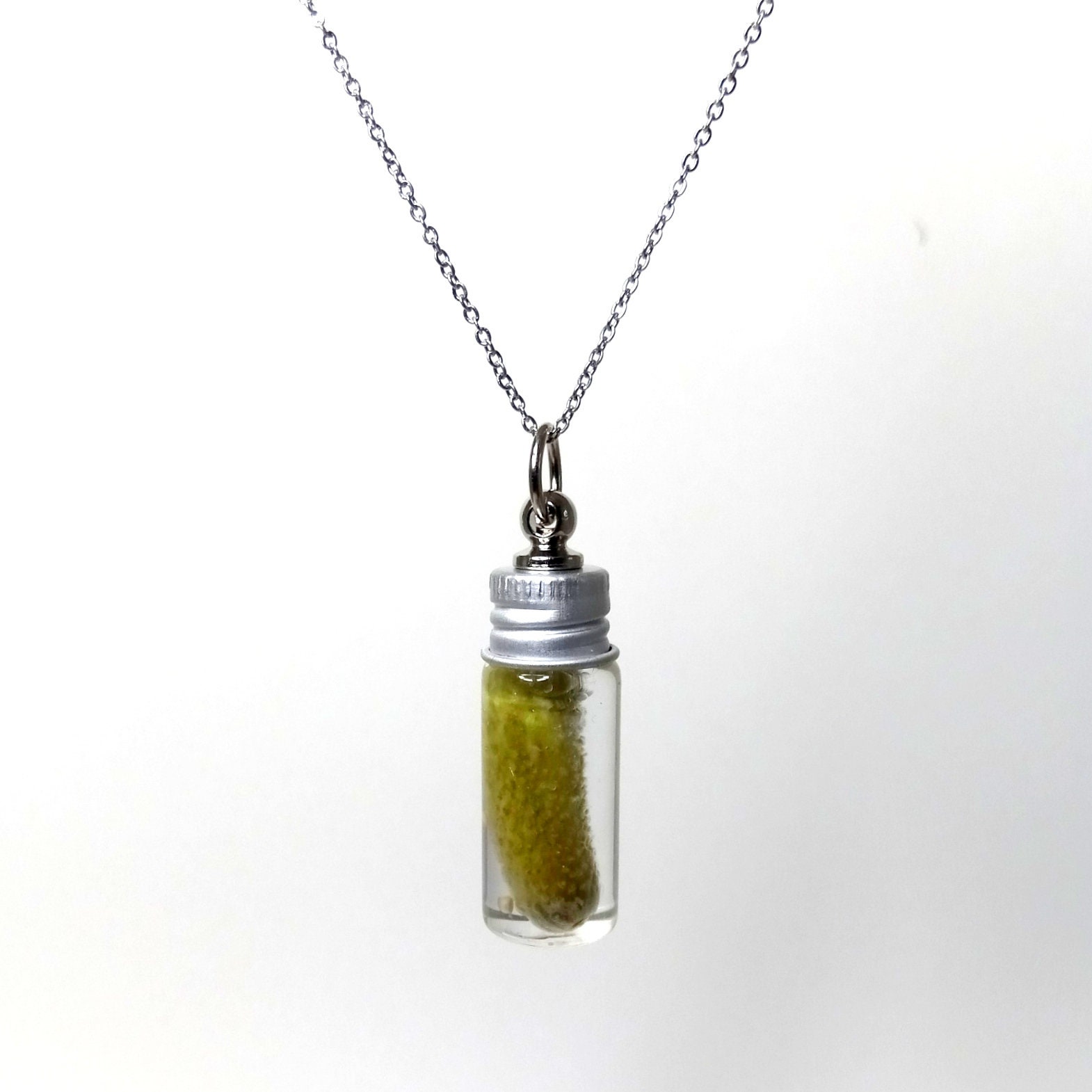 Dill Pickle Jar Pendant Gift for Pickle Lovers Pickleball Keychains Fun ...
