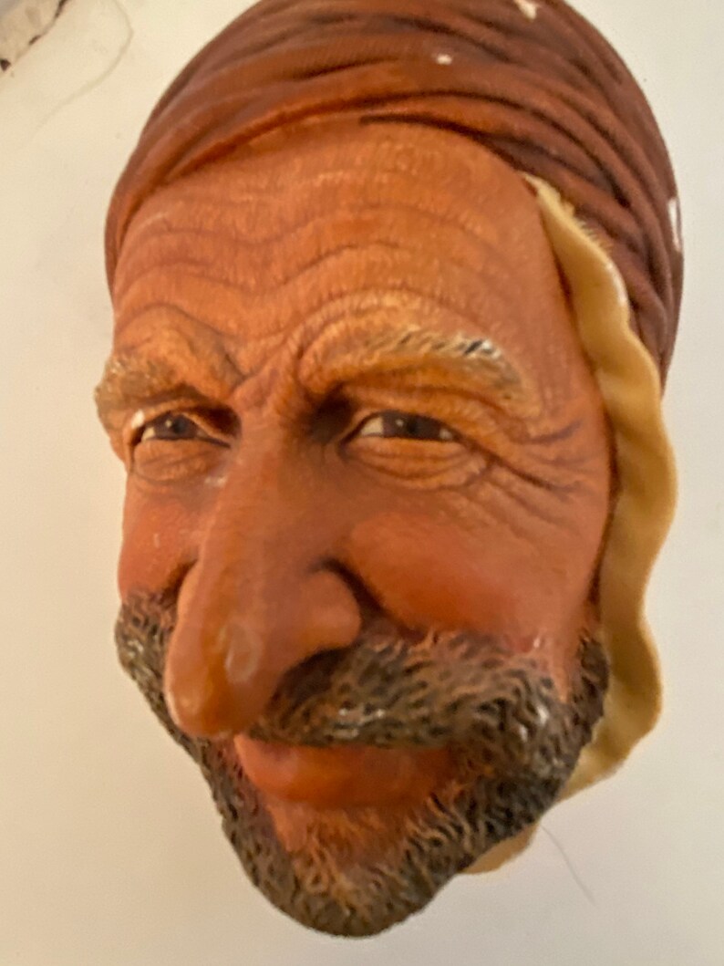 Vintage Bossons Persian Chalkware Wall Hanging - Etsy