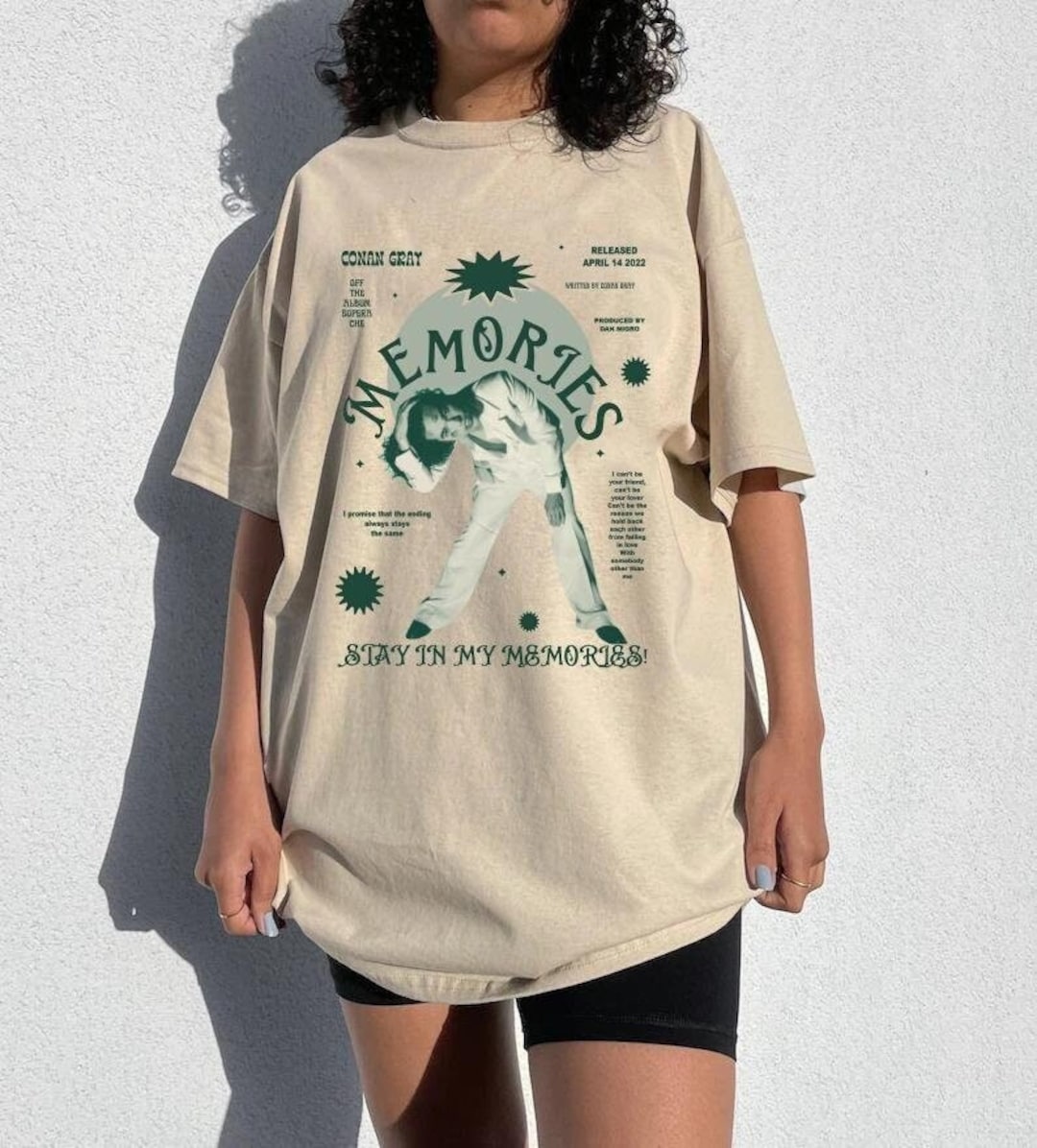 Conan Gray Tour T-shirt, Vintage Memories Shirt, Hottest Tour Merch ...