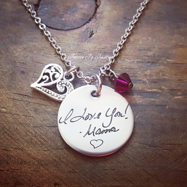 Engraved Signature - Etsy