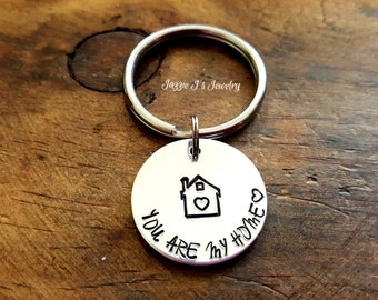 Let It Go Keychain With Large Swarovski Crystal Snowflake, Hand Stamped ...