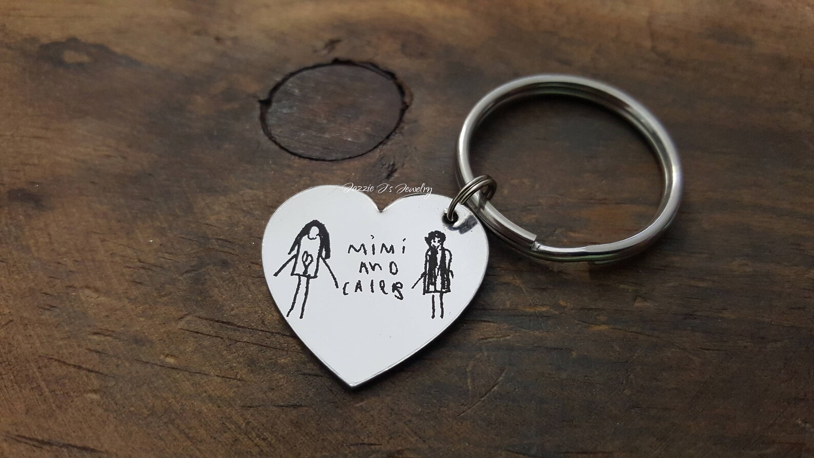 Actual Handwriting Keychain Customized Keychain Signature - Etsy