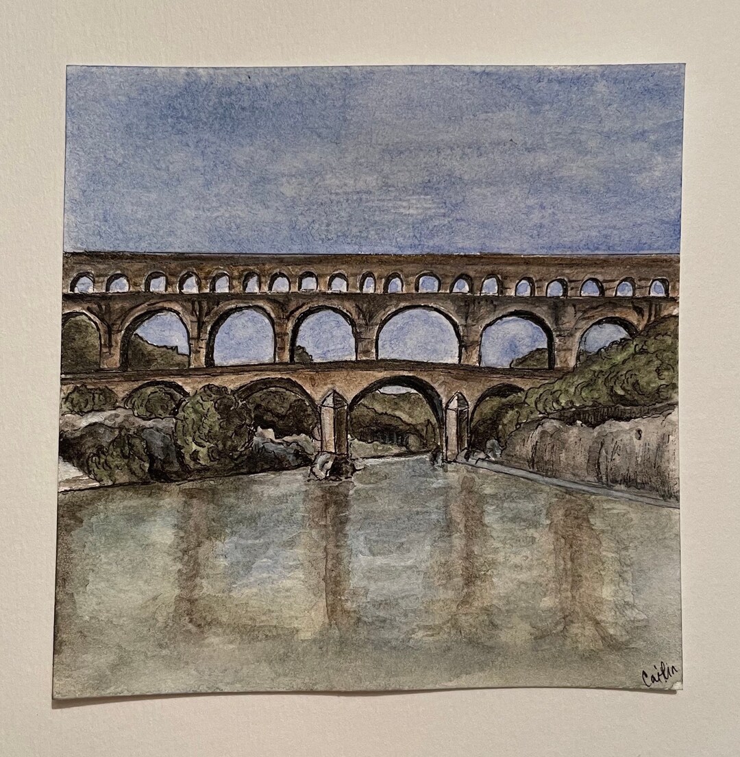 Pont Du Gard Print - Etsy