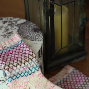 Tea With Hermione Sock Knitting Pattern, Fair Isle, Stranded, Colorwork ...