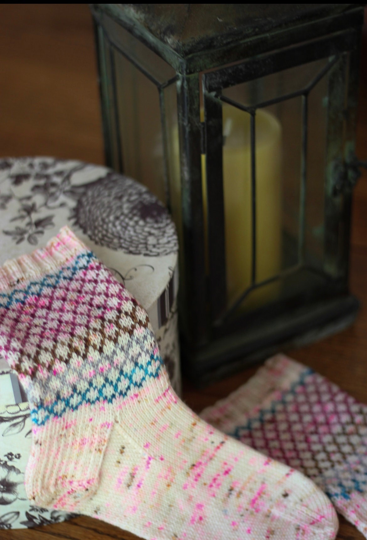 Tea With Hermione Sock Knitting Pattern, Fair Isle, Stranded, Colorwork ...