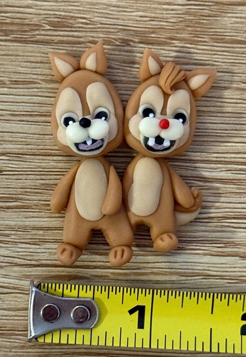 Character Clay Hair Bow Center Embellishments Item - Etsy