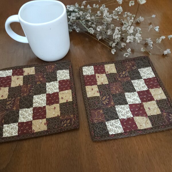 Quilted Mug Rug - Etsy