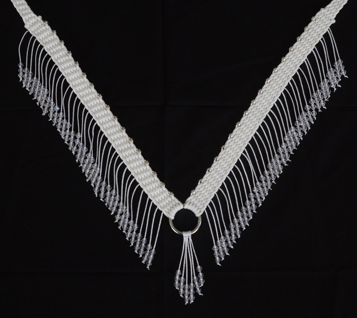 Hand Braided Arabian Style Show Halter Horse Tack WHITE - Etsy