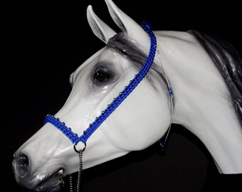 Hand Braided Arabian Style Show Halter Horse Tack WHITE | Etsy
