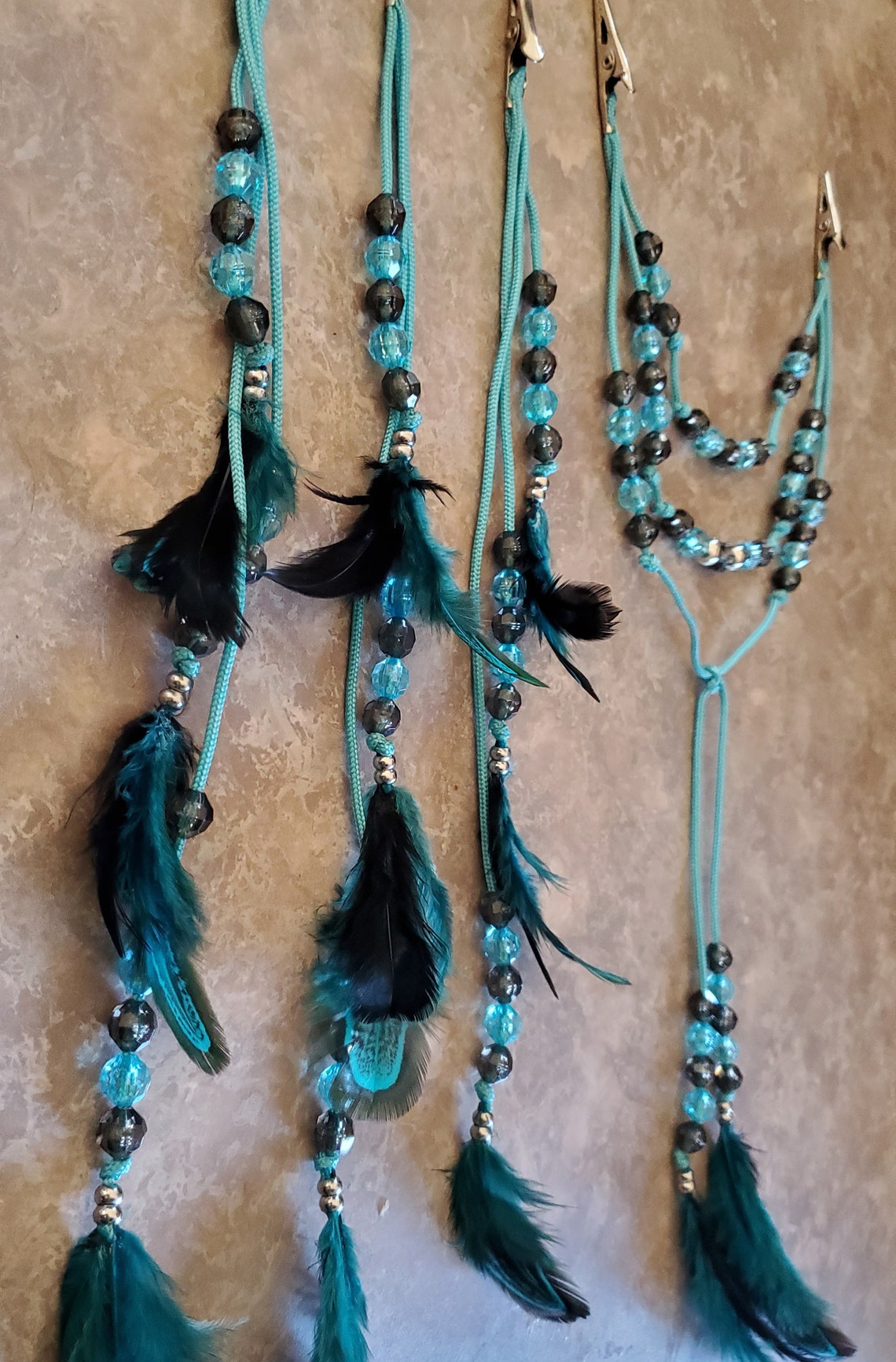Gorgeous Mane and Tail Beads With Feathers!! for Horses! Bling Tack ...