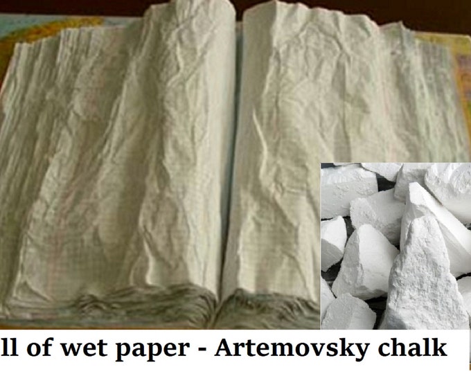 Artemovsky Arti 1 LB White Russian Edible Chalk Chunks Wet | Etsy
