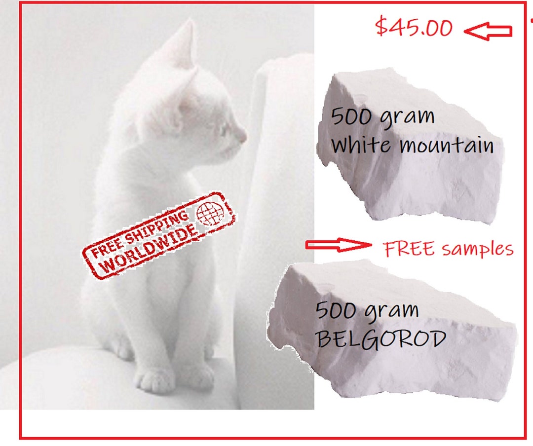 450 Gram Belgorod 450 Gram White Mountain Chalk 100% Pure Natural Any ...