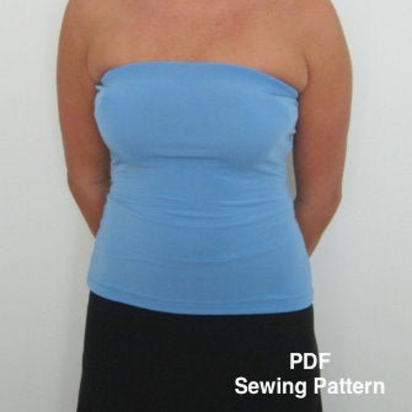 Tube Top Pattern - Etsy