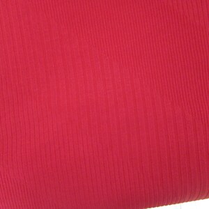 2 Yards Red Ribbed Jersey Knit Fabric Red Knit Sweater Fabric Apparel ...