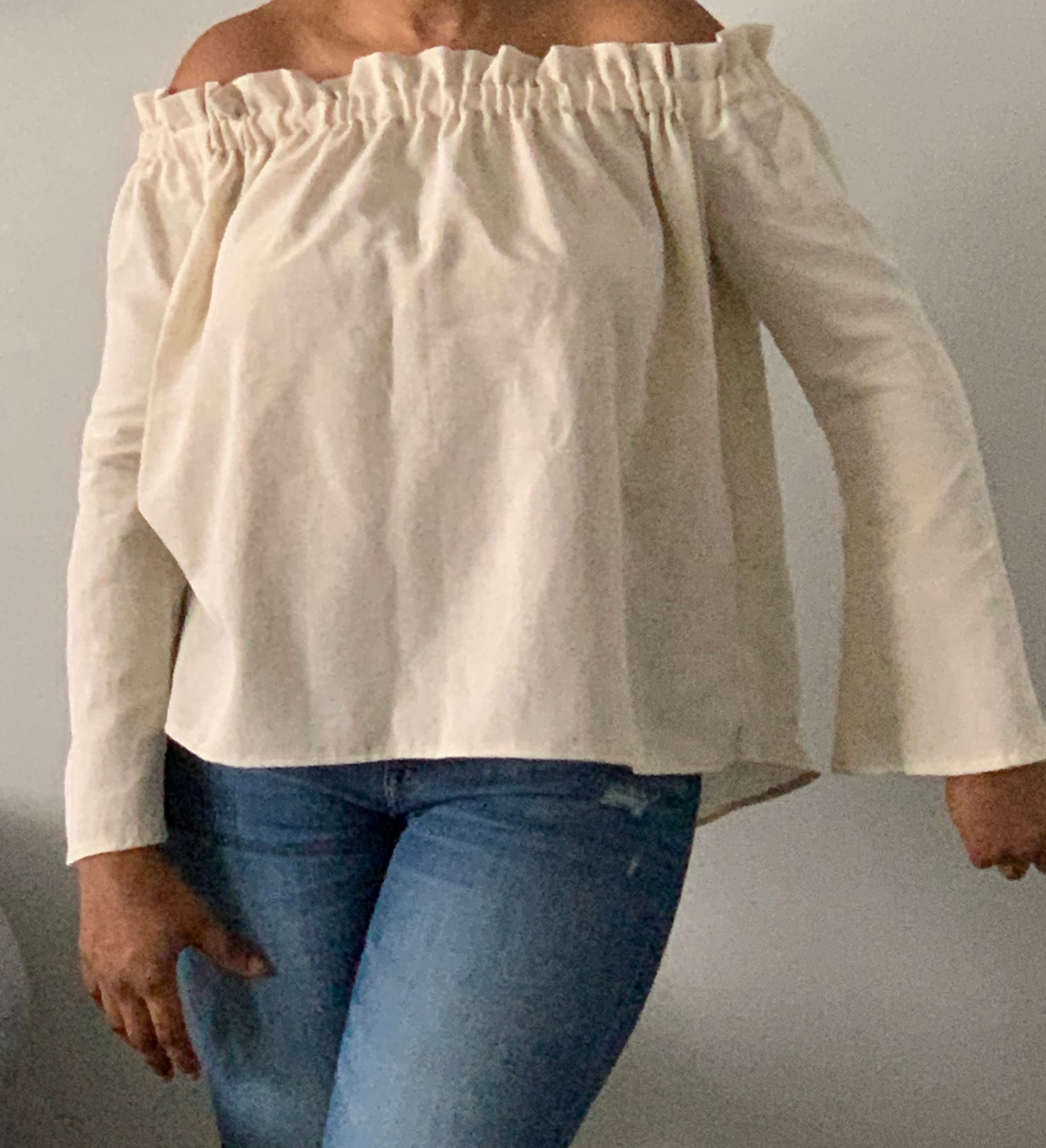 Off Shoulder Pattern PDF Sewing Pattern off Shoulder Blouse - Etsy