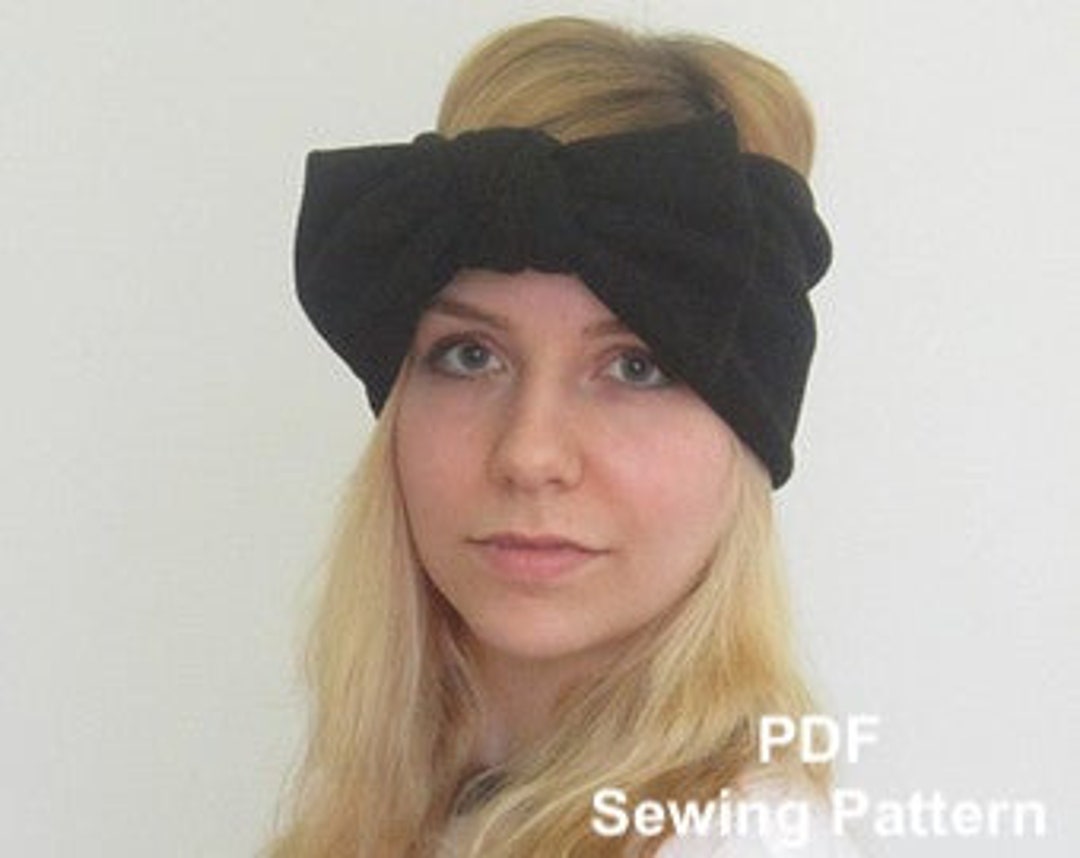 Headband Pattern PDF Sewing Pattern Oversized Headband DIY Sewing ...