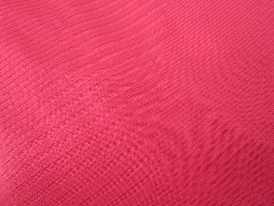 2 Yards Red Ribbed Jersey Knit Fabric Red Knit Sweater Fabric - Etsy