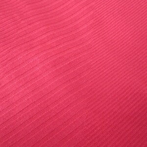 2 Yards Red Ribbed Jersey Knit Fabric Red Knit Sweater Fabric Apparel ...