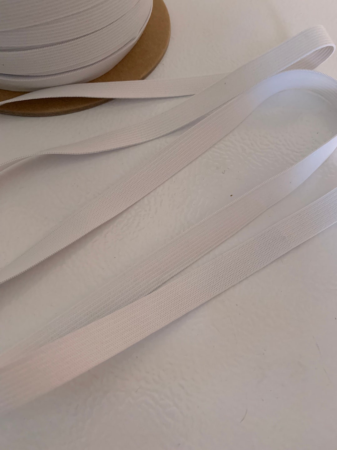 5 Yards 13mm White Elastic 1/2"wide Sewing Woven Elastic Sewing Elastic ...