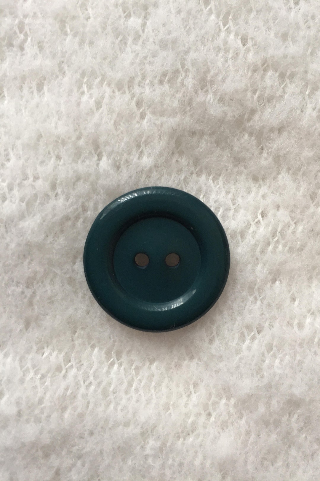 15/16" Dark Green Button Plastic Sewing Buttons 10 Pieces Two Holes ...