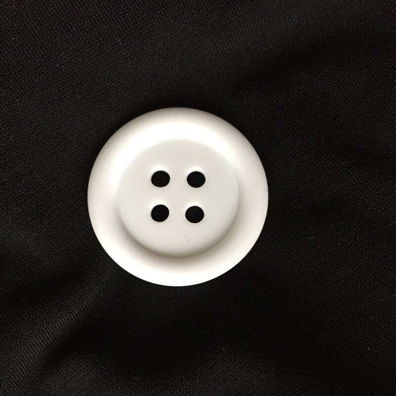 White Buttons - Etsy