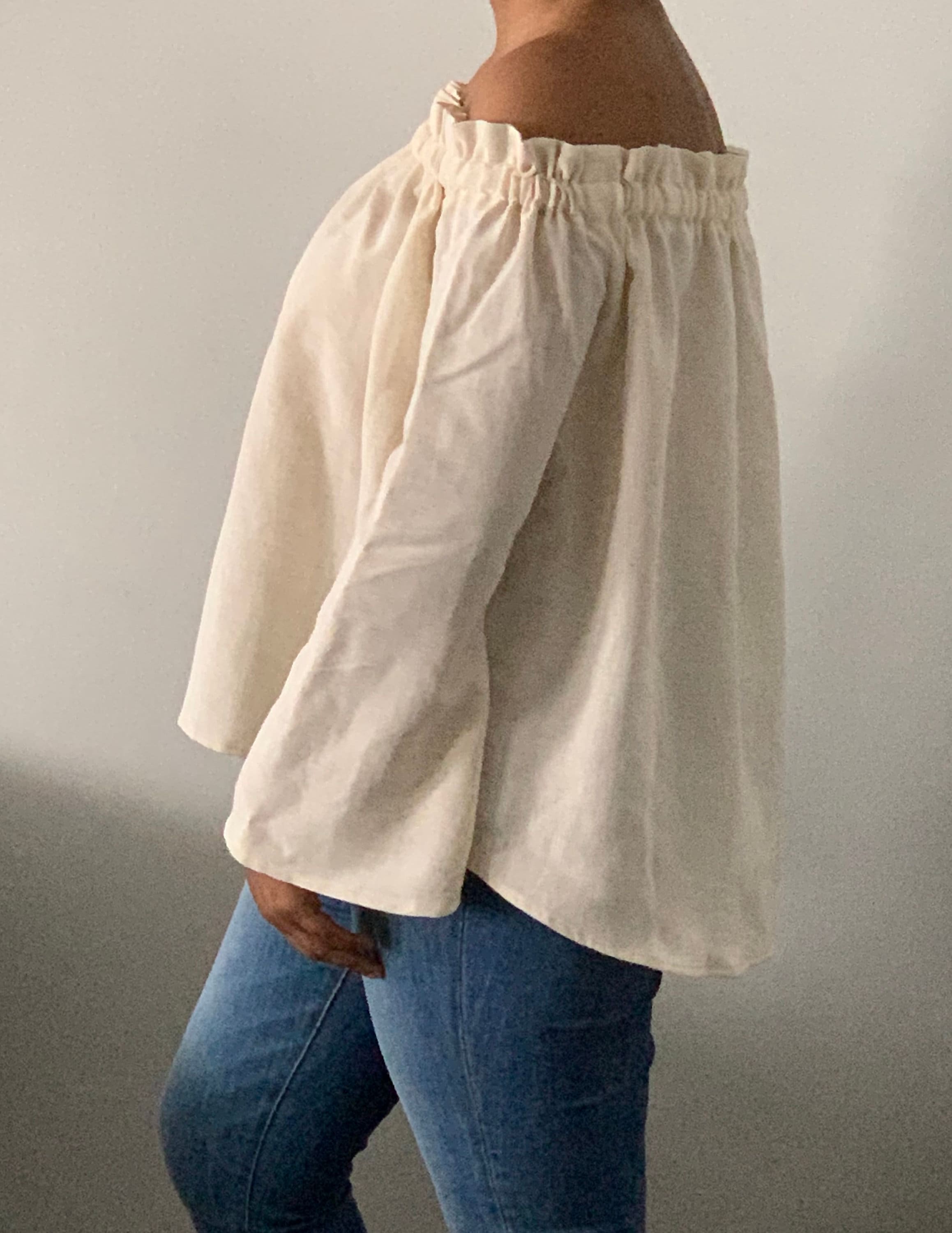 Off Shoulder Pattern PDF Sewing Pattern off Shoulder Blouse - Etsy