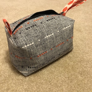 Boxy Pouch Sewing Pattern, Two Size Zipper Boxbag, Digital Pdfpattern ...