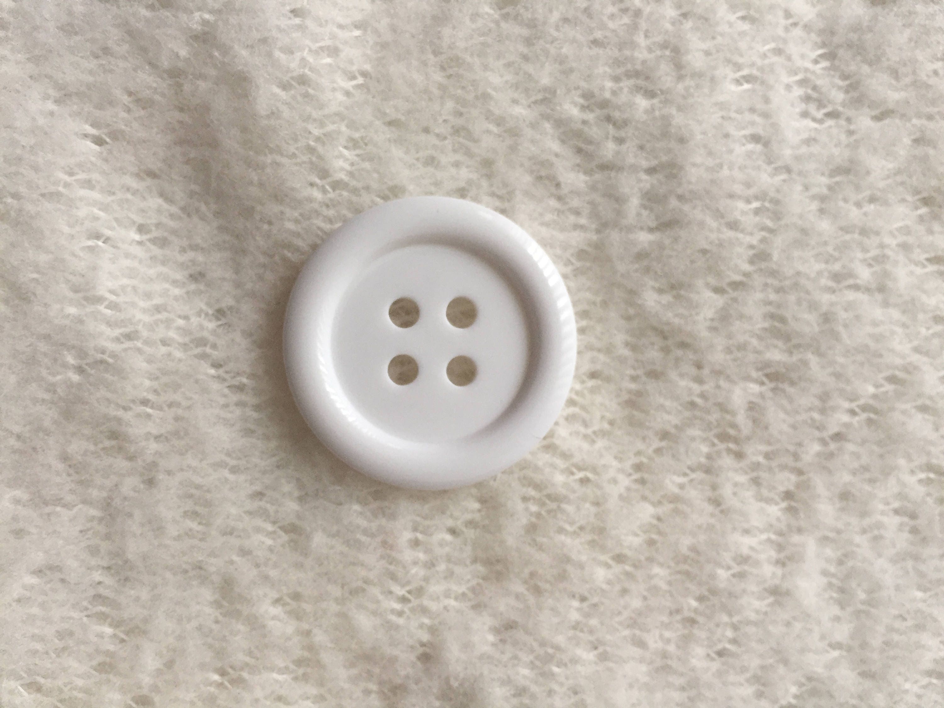 1 1/8 White Button Plastic Sewing Buttons Pack of 10 - Etsy