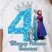 Custom Fourth Birthday Girl Frozen IMAGE | Leave Name, I Add It and ...