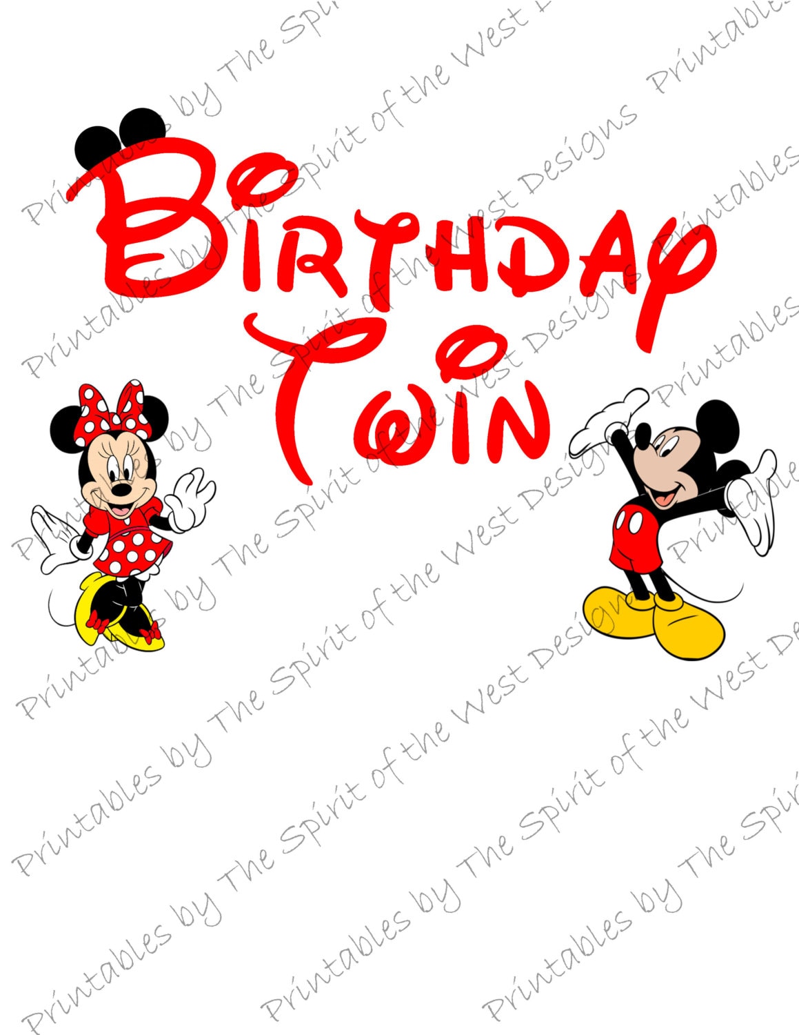 Mickey Mouse Birthday Clip Art