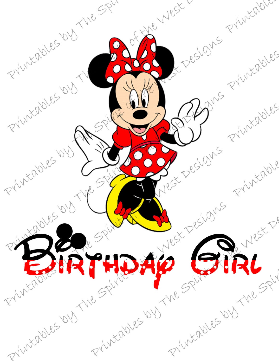 Minnie Mouse Ears Printable