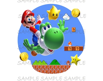 Super Mario Riding Yoshi Svg - Etsy