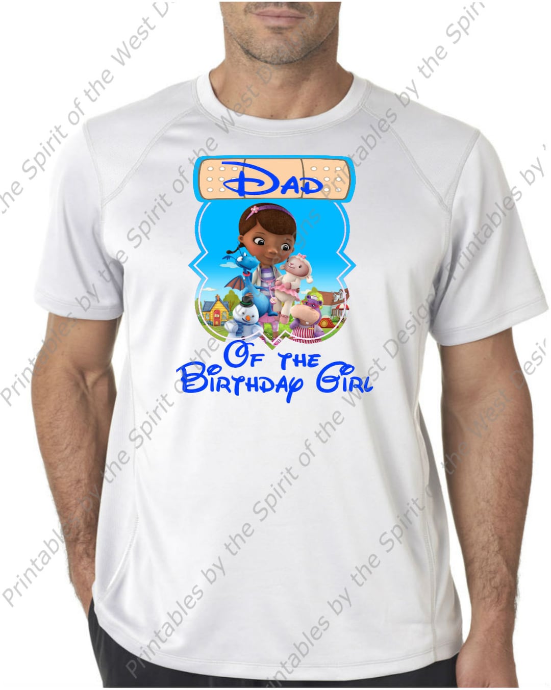 Dad of the Birthday Girl Doc Mcstuffins Printable Party IMAGE Use as ...