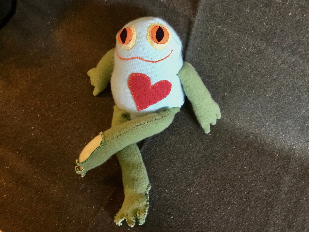 Squishy Handmade Frog Toy - Etsy
