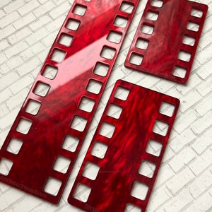 RUBY RED Iridescent Acrylic Threadkeep, 10, 12, and 24 Hole Thread ...