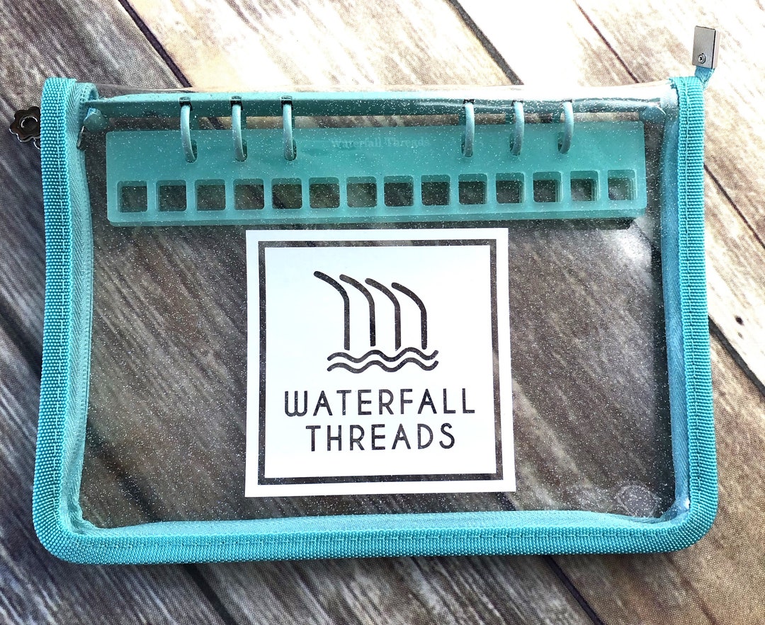 NEW!!!*** MINI Thread & Floss Organizer, A5 Zippered Binder Thread ...