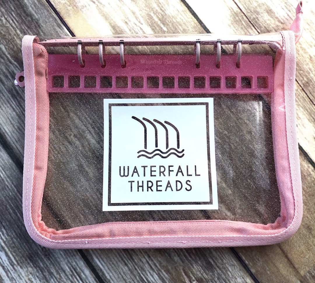 NEW!!!*** MINI Thread & Floss Organizer, A5 Zippered Binder Thread ...