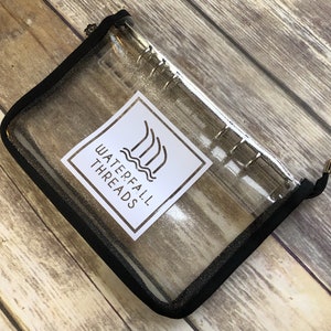 NEW!!!*** MINI Thread & Floss Organizer, A5 Zippered Binder Thread ...